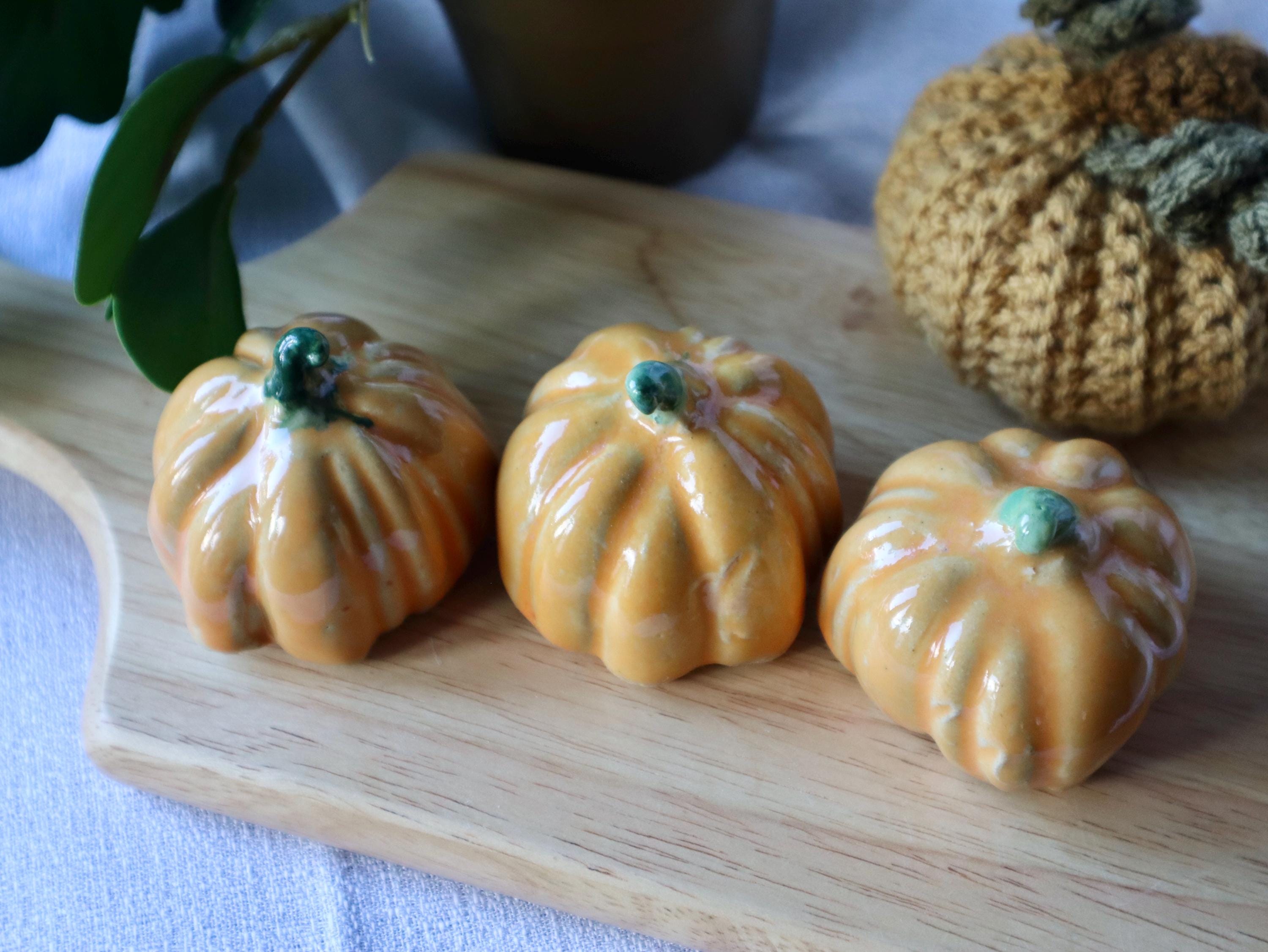 Individual - Handmade Mini Ceramic Pumpkins - Etsy UK