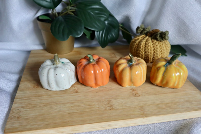 Individual Handmade Mini Ceramic Pumpkins - Etsy UK