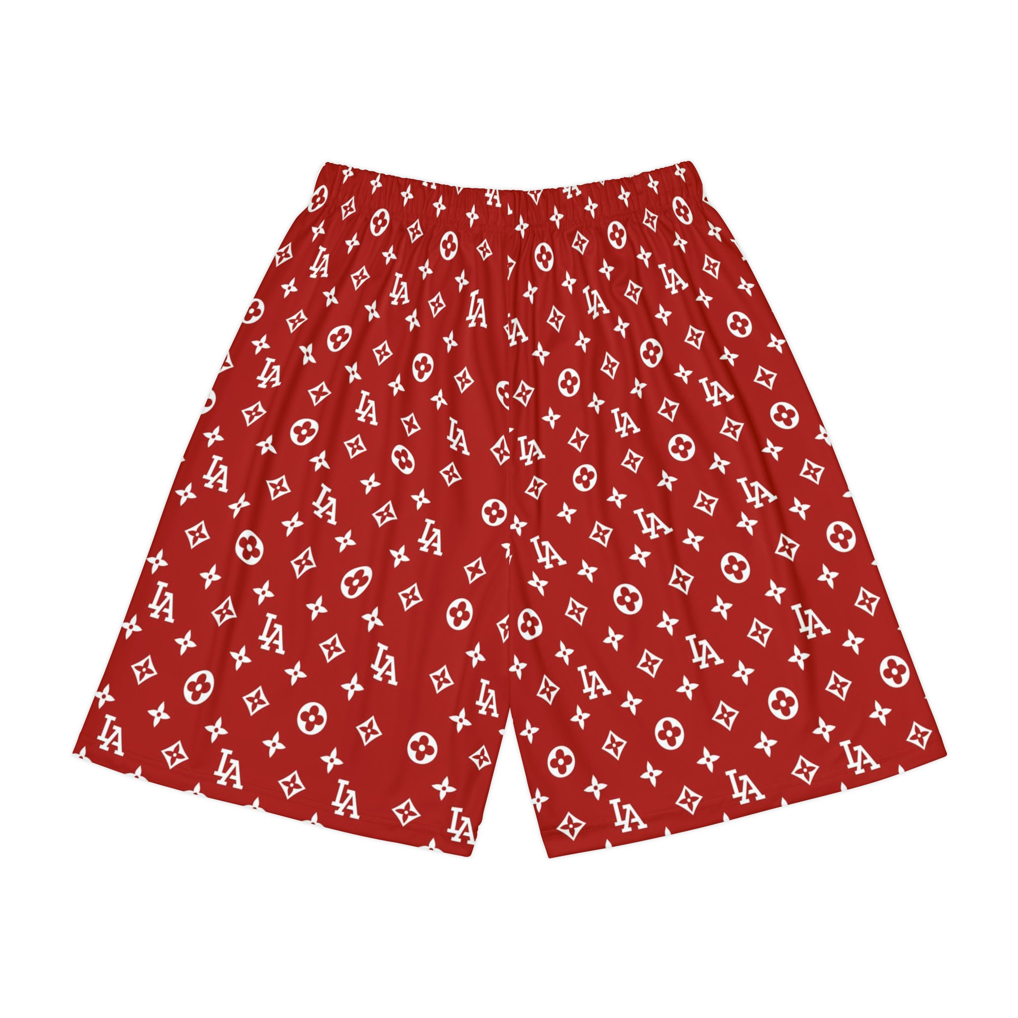 LA Red Cherry Mens Sports Shorts - Etsy