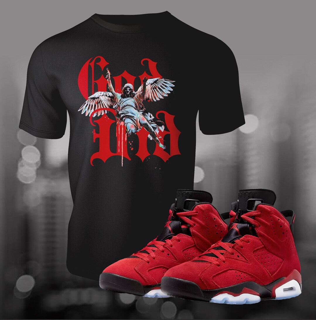 Retro Red Toro Shirt to Match Street Wear Unisex Summer Sneaker Jersey ...