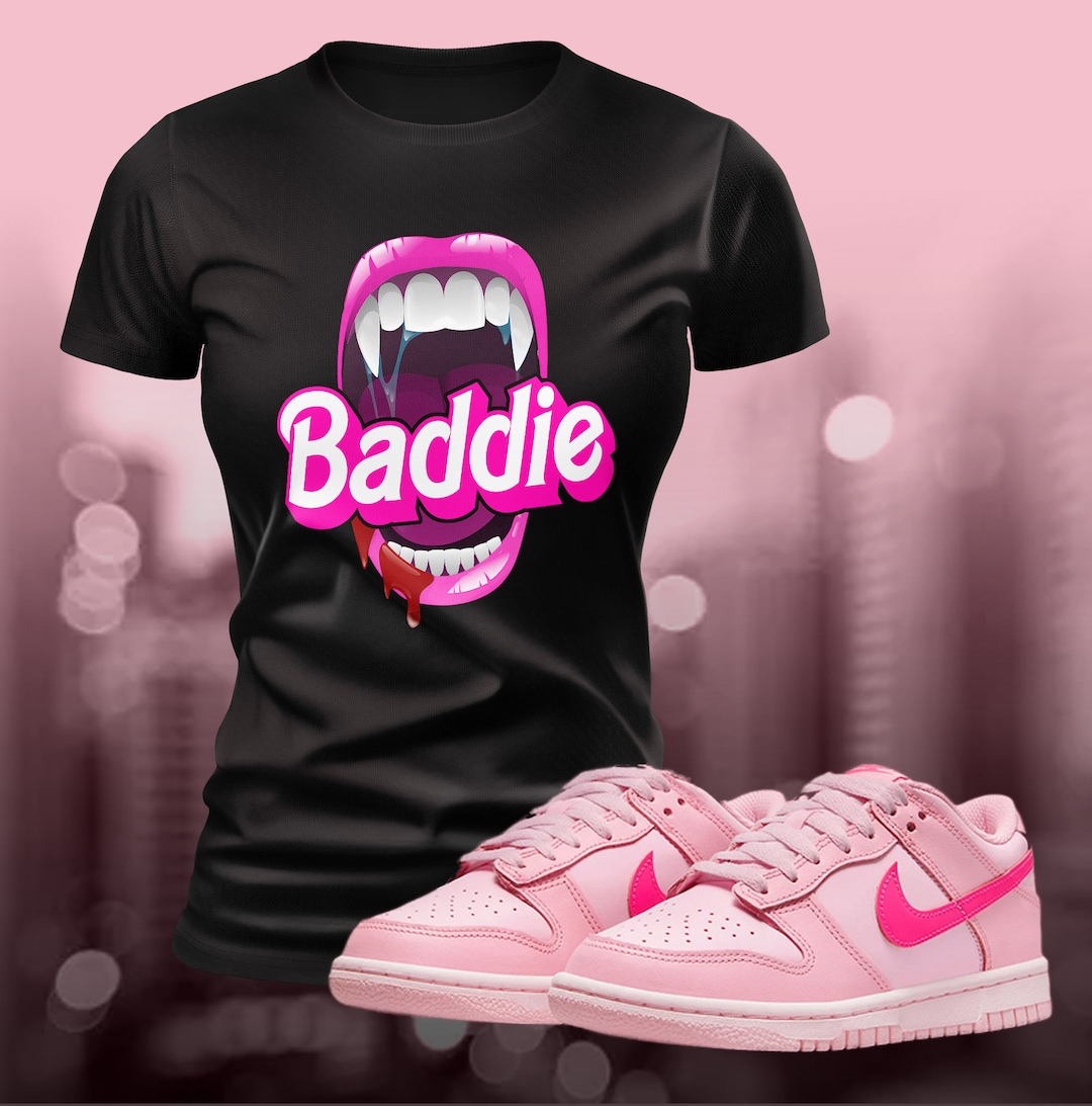 Dunk Low Triple Pink Sneaker Shoe Match Baddie T-shirt Shirt Summer ...