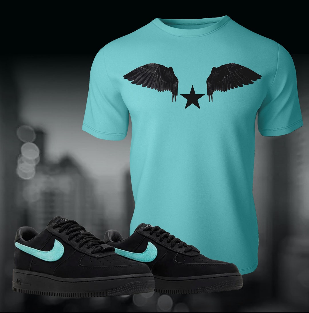 Tiffany Force 1s Shirts to Match Wings Sneaker Match Tees Street Wear ...
