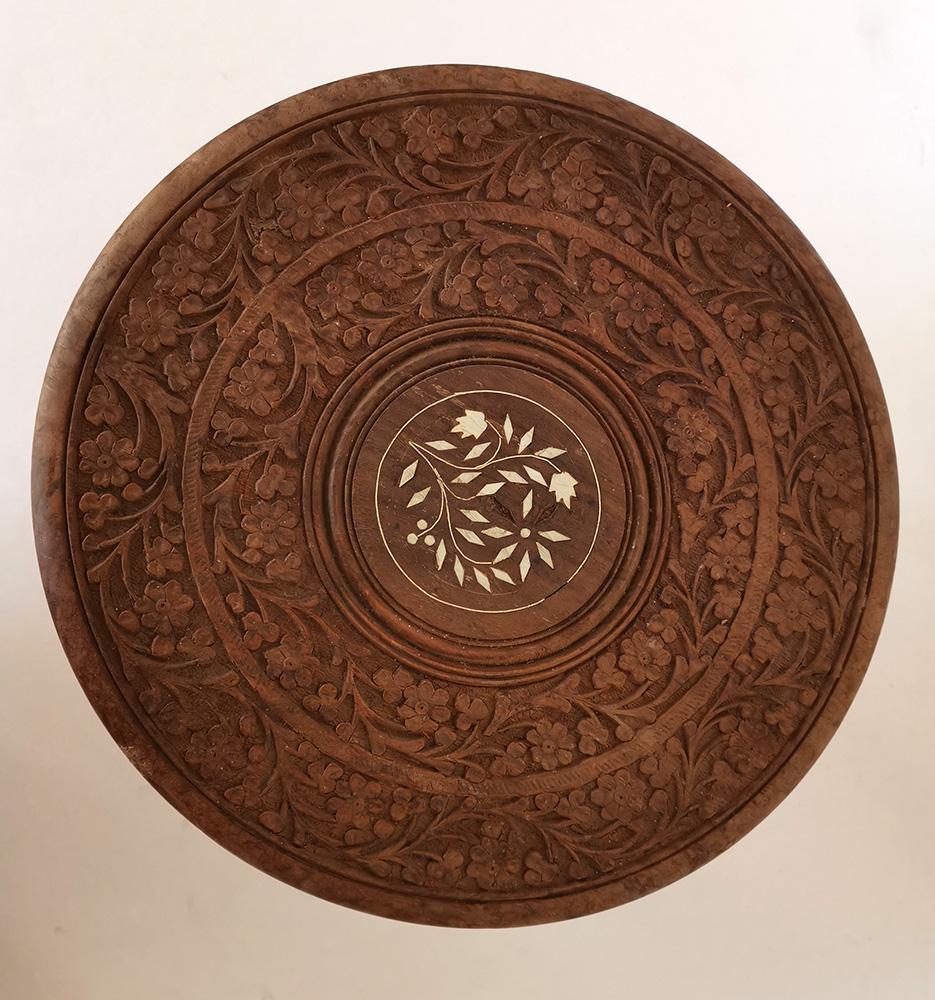 Vintage: Antique Wooden Carved Table the 1970s. - Etsy