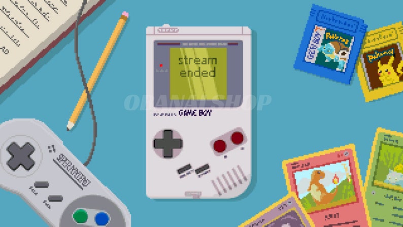 Animated Pokemon Twitch Screens: Retro Gameboy Pixel Art (GIF, MP4) - Etsy