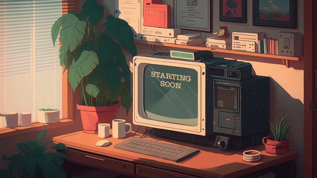 Twitch Overlay Animated / Lofi Chill / Banners / Starting Soon / Stream ...