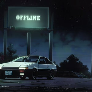 Twitch Screen Animated Loop / Initial D Style / Starting Soon / Stream ...