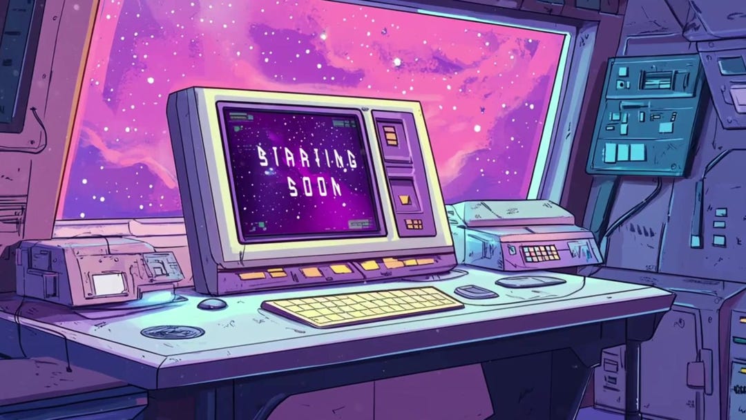 Animated Twitch Overlay: Spaceship Theme - Starting Soon Screens - Etsy