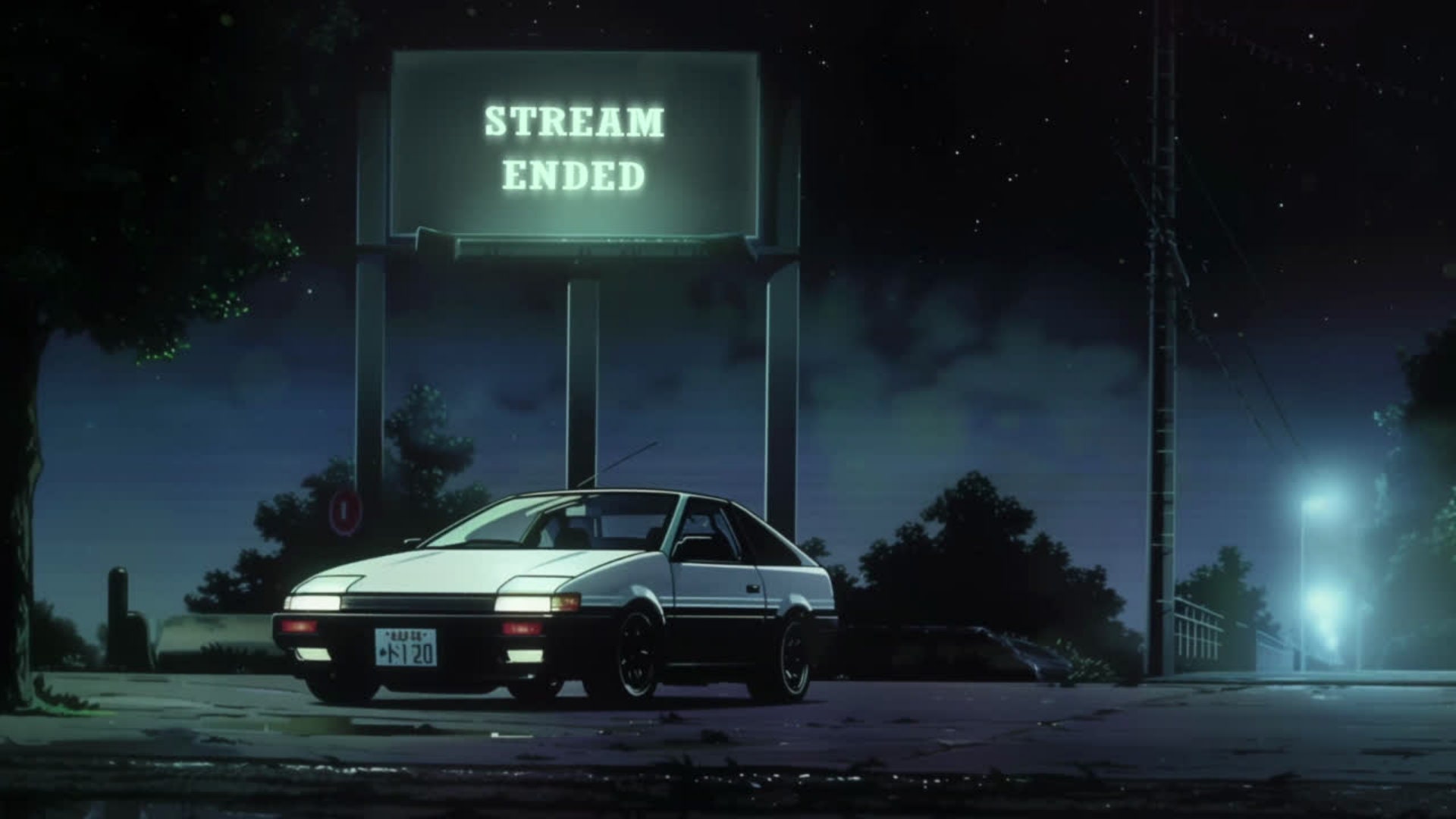Twitch Screen Animated Loop / Initial D Style / Starting Soon / Stream ...