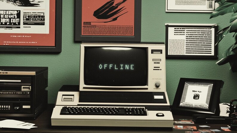 Retro Vintage Starting Screen for Twitch Streamers | Classic 80s ...