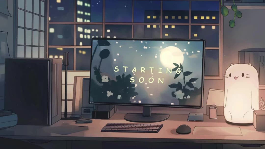 Twitch Overlay Animated / Lofi Chill / Banners / Starting Soon / Stream ...