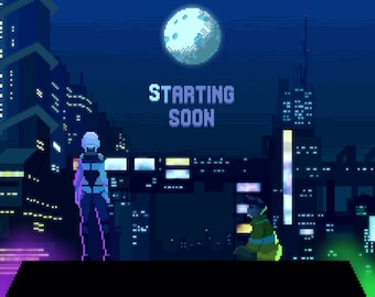 Animated Stream Screens. Starting Soon Be Right Back Stream - Etsy