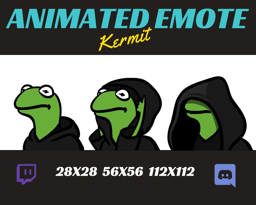 Twitch Emote Animated / Kermit / Do It / Dark Side / Meme / GIF / Discord / Stream - Etsy