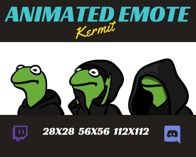 Twitch Emote Animated / Kermit / Do It / Dark Side / Meme / GIF ...