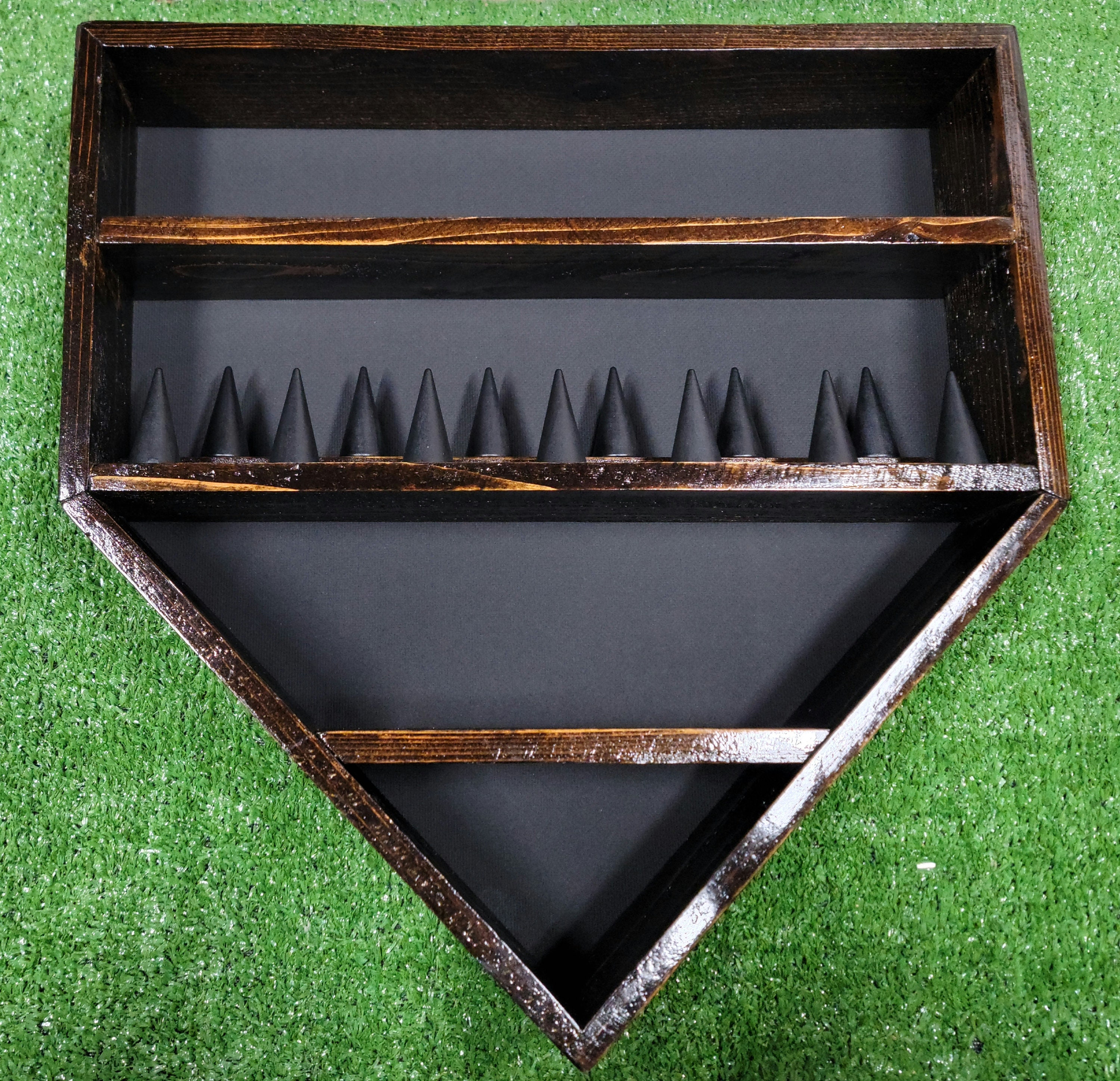 Home Plate Champion Ring and Baseball Display - Etsy
