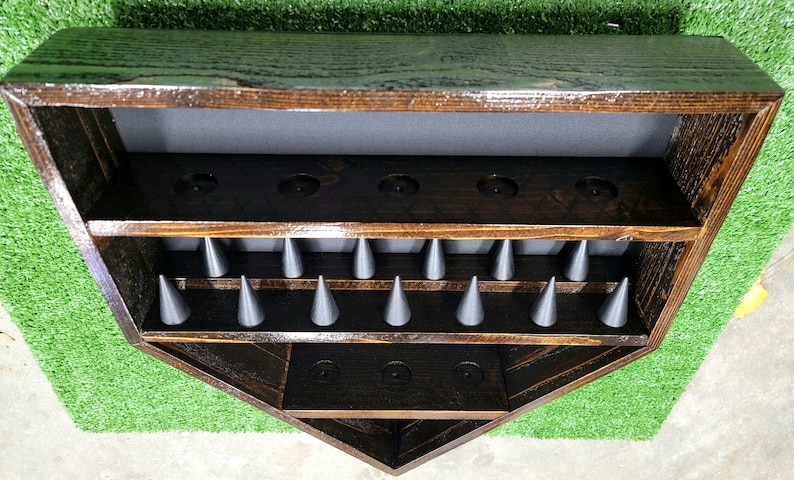 Home Plate Champion Ring and Baseball Display - Etsy