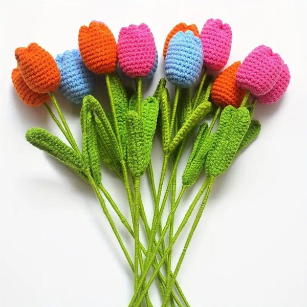 Crochet Tulip - Etsy