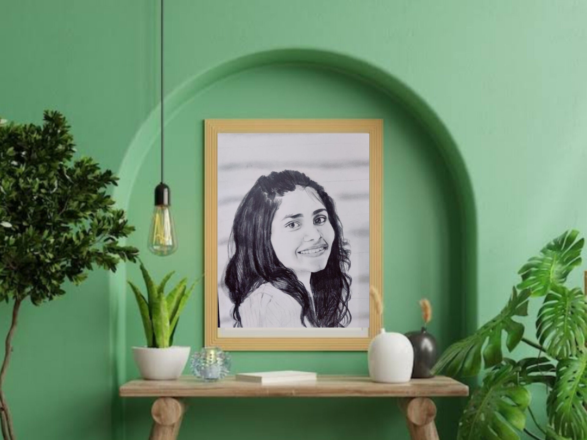 Custom Portrait, Pencil Sketch Drawing From Photo, Hand Made Sketches ...