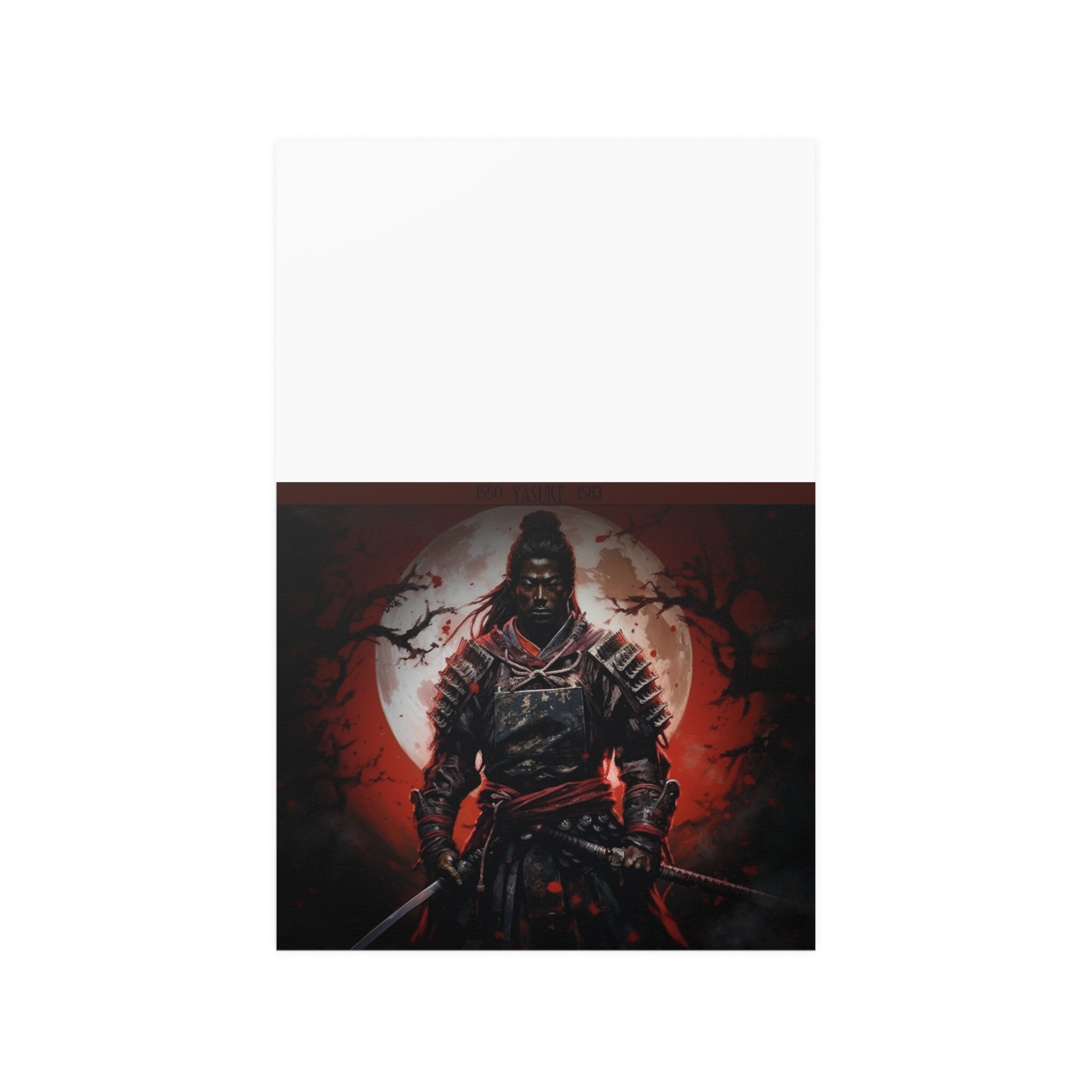 Yasuke Samurai Unisex Poster - Etsy