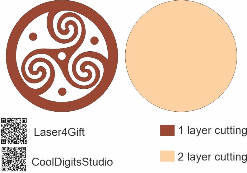 Celtic Trisquel Laser Cut File - Viking SVG Symbol Design - North ...