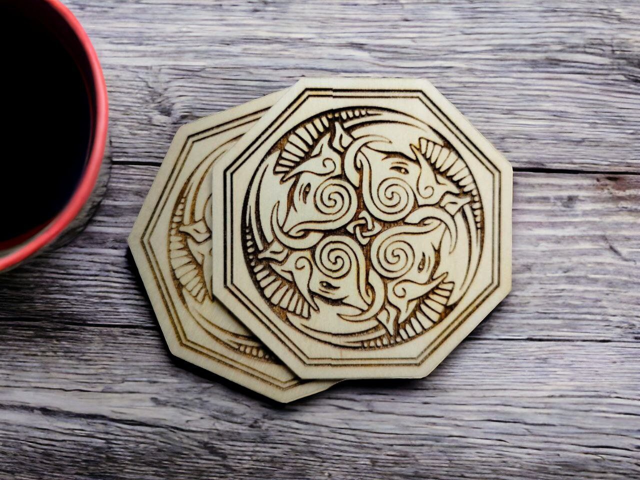 Wild Boar Laser Cut File for Coasters and Wall Art - Viking Svg ...