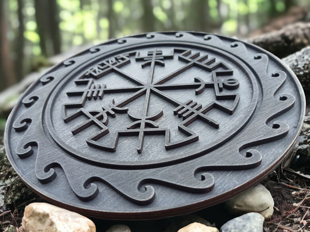 Viking Compass Svg | Engraved Layered Home Art | Laser Cut SVG | Norse ...