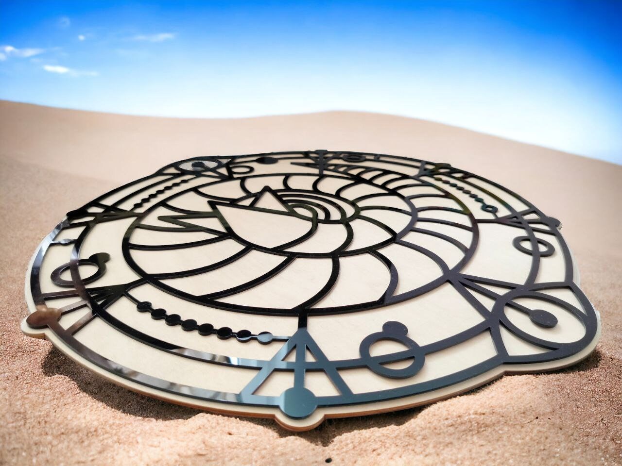 Dune Art Laser Cut File - SVG DIY Home Decor Digital Pattern - Desert ...