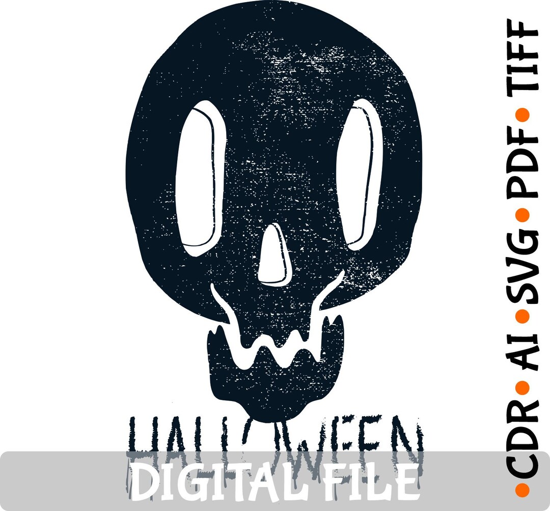 Halloween Svg Scull Svg Digital Art Prints Digital Art for - Etsy