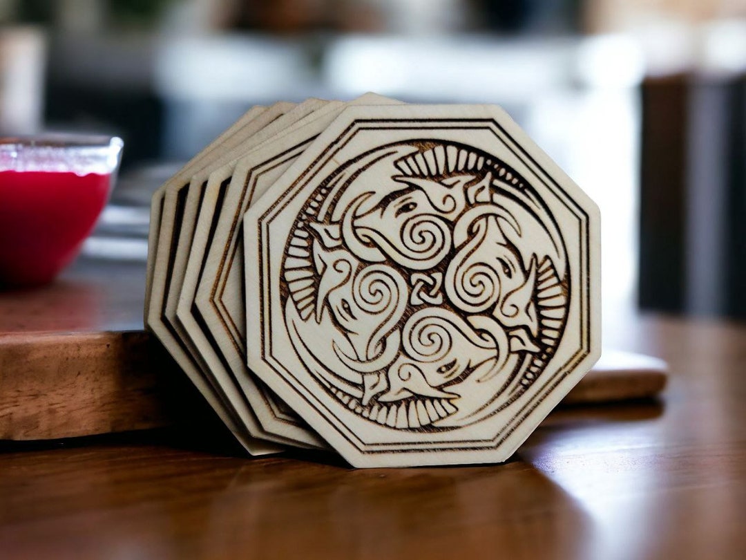 Wild Boar Laser Cut File for Coasters and Wall Art - Viking Svg ...