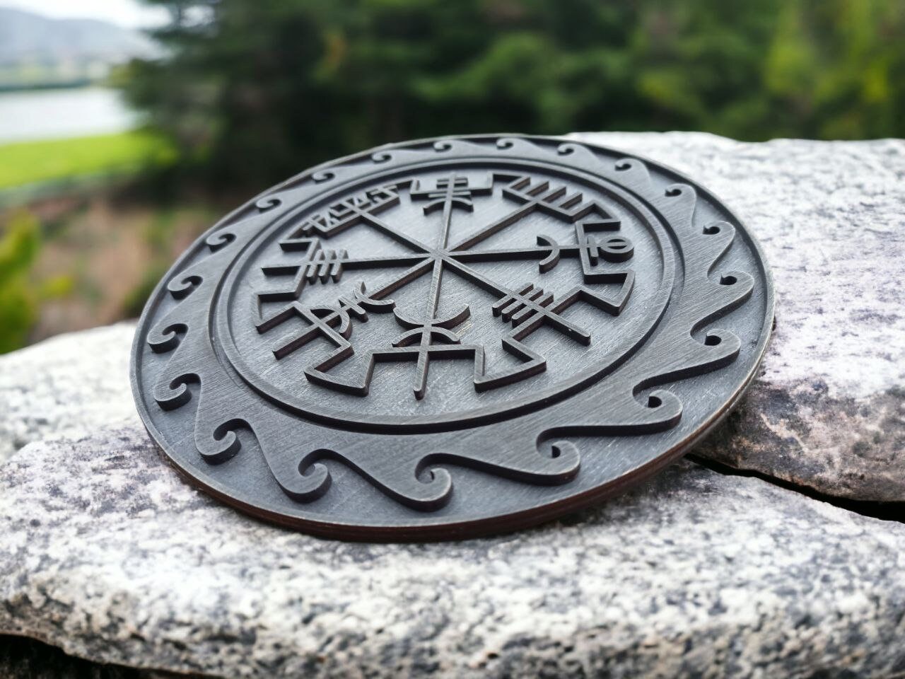 Viking Compass Svg | Engraved Layered Home Art | Laser Cut SVG | Norse ...