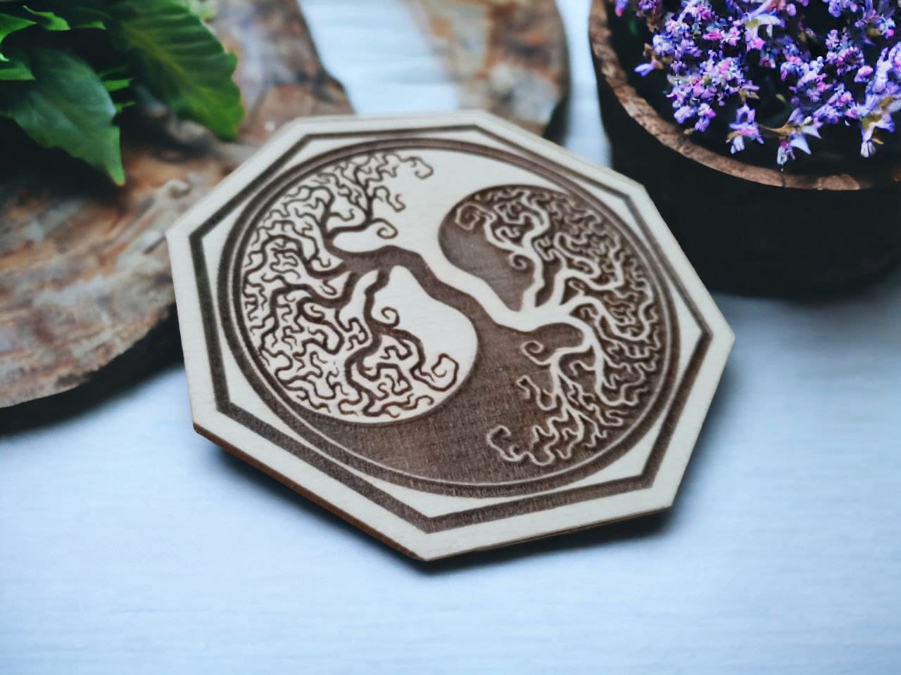 Ying Yang Tree of Life Laser Cut File - Digital Download for Wall ...