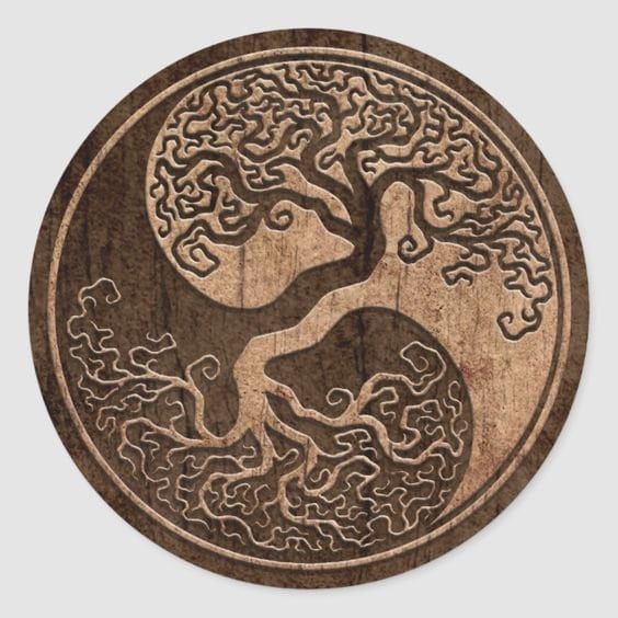 Ying Yang Tree of Life Laser Cut File - Digital Download for Wall ...