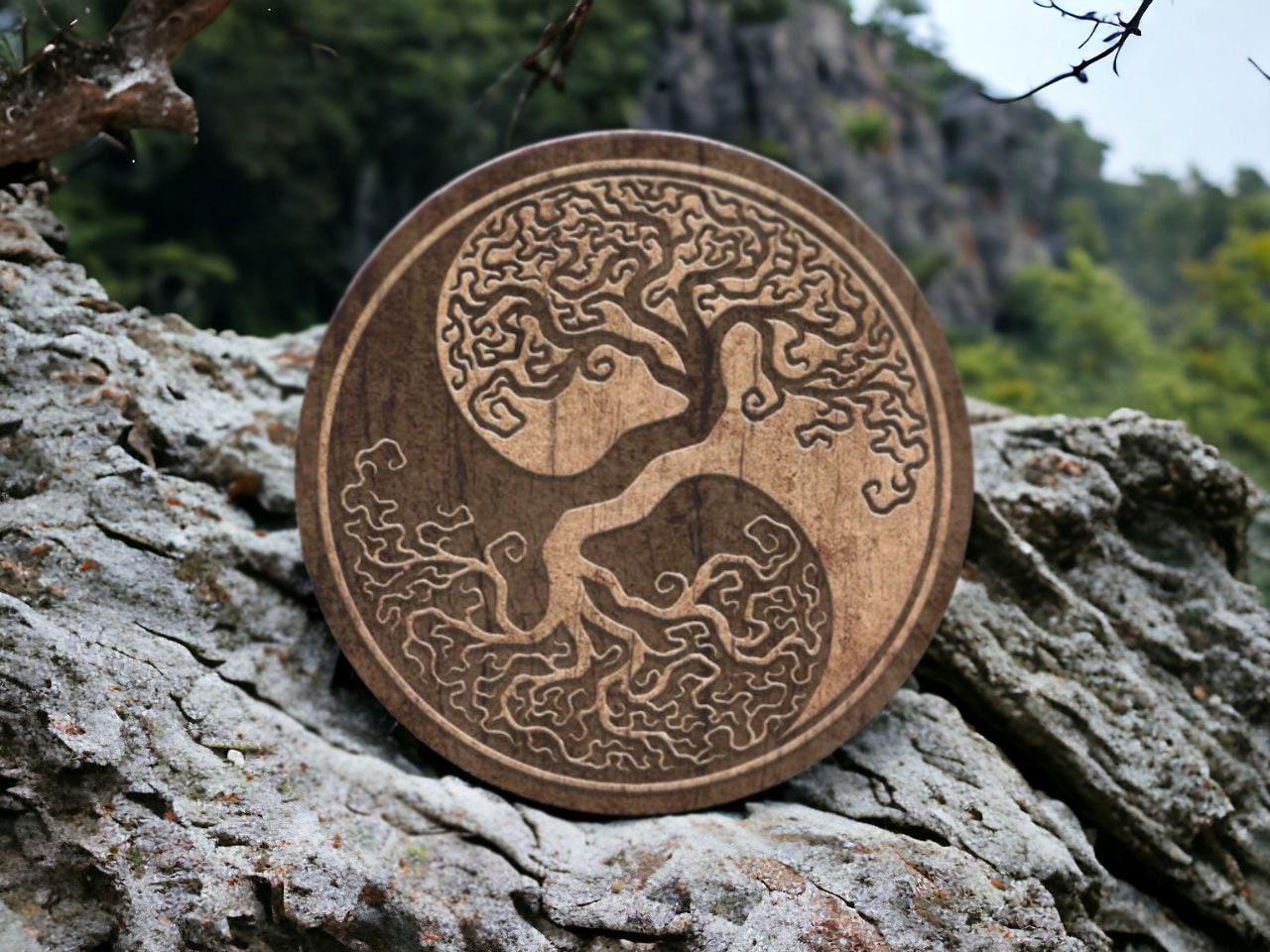 Ying Yang Tree of Life Laser Cut File - Digital Download for Wall ...