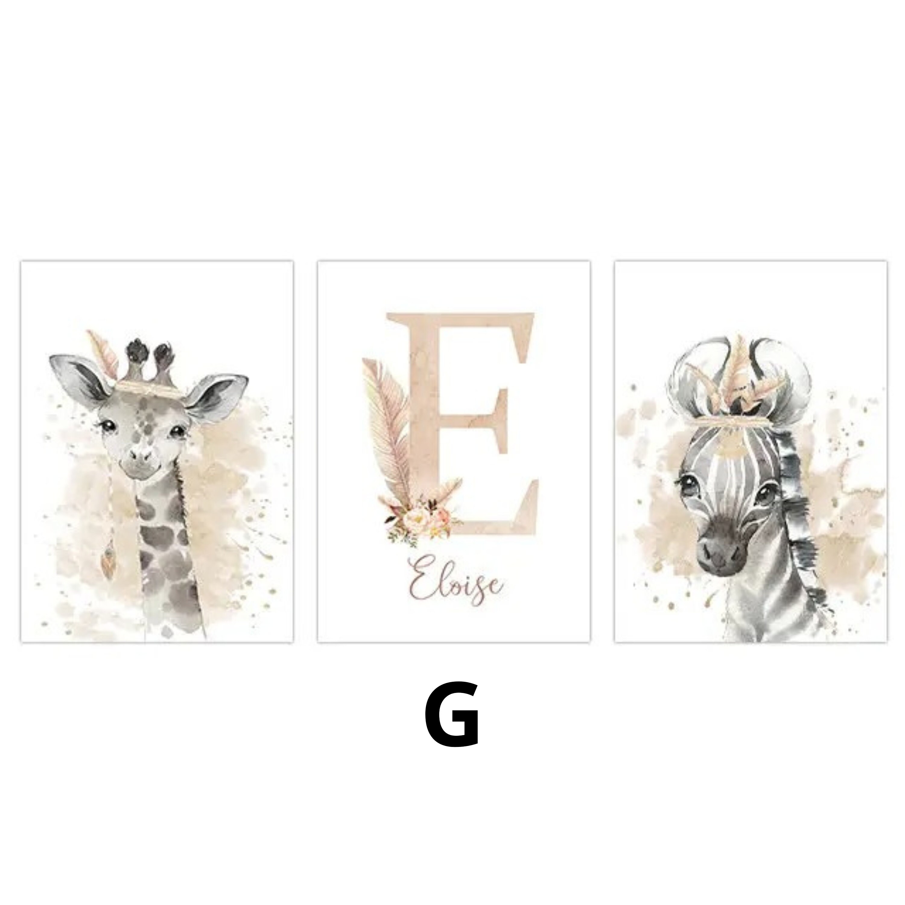 Personalized Wall Posters for Children's Rooms - Personalized Baby Gift ...