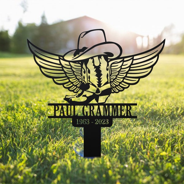 Western Memorial Plaque - Etsy