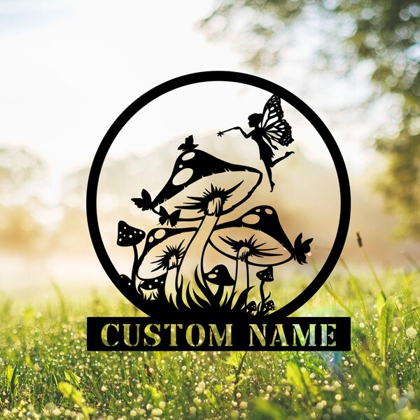 Mushroom Metal Sign - Etsy