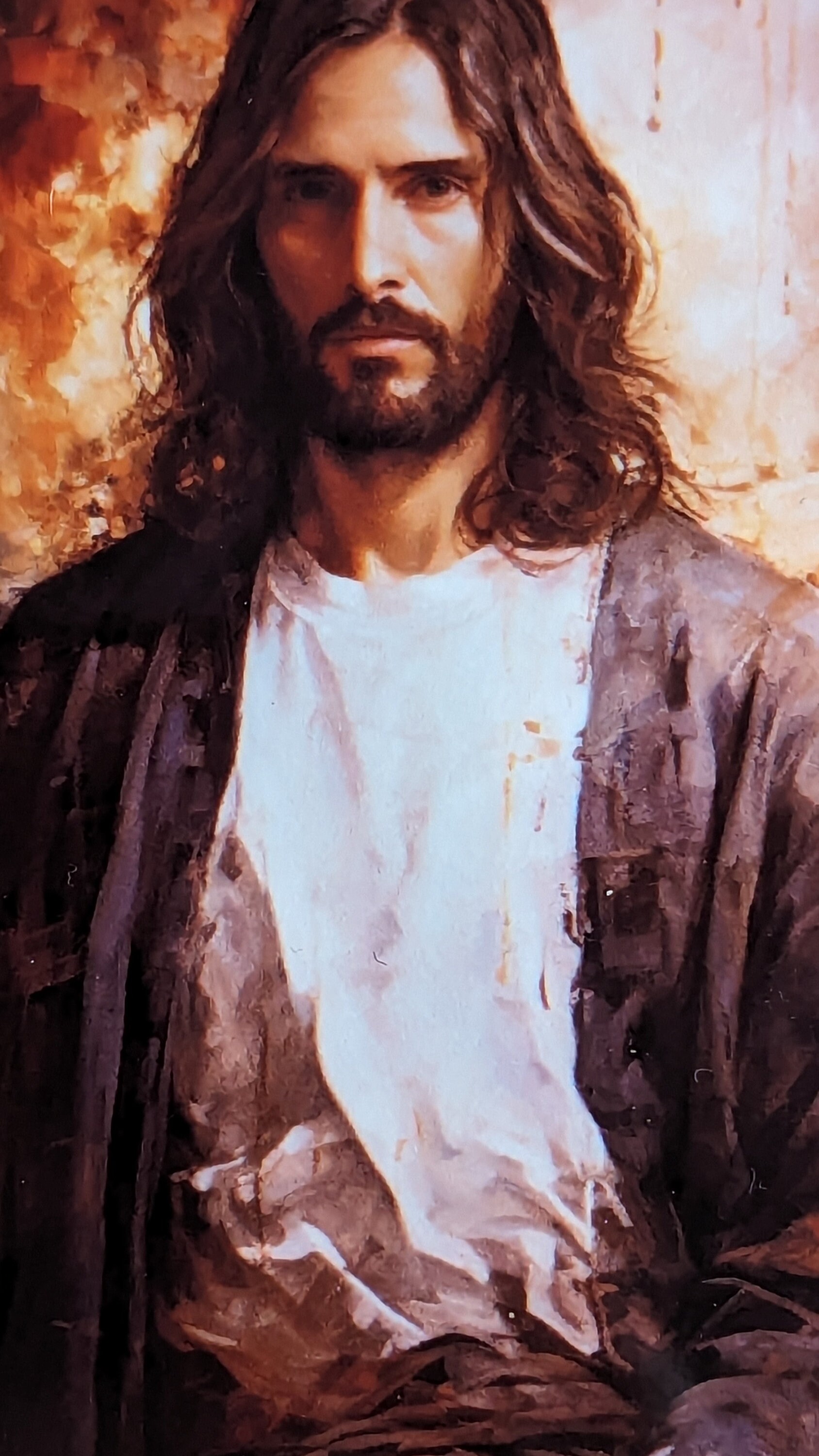 Iconic Jesus Set of 4 Oil Painted Modern Interpretations of - Etsy