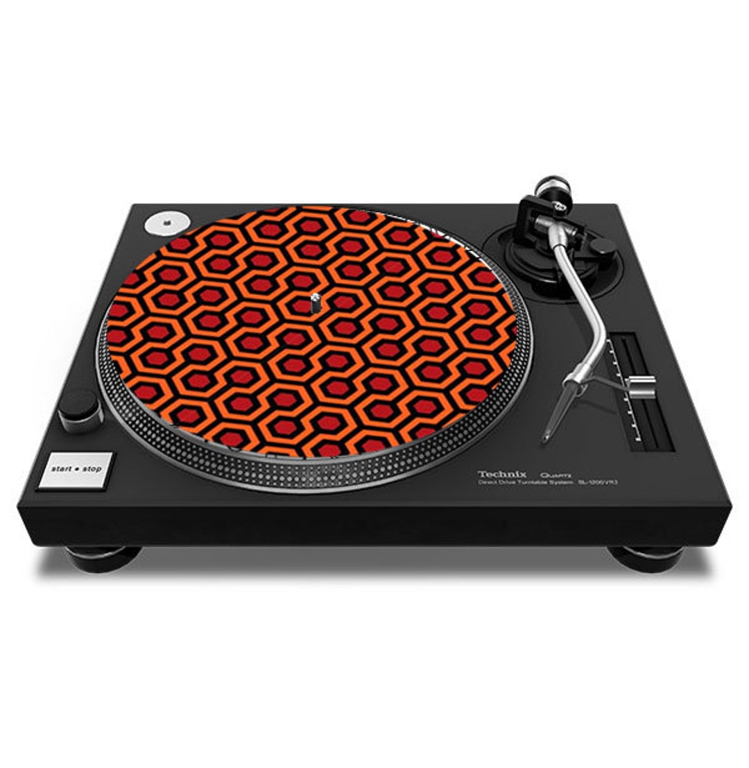 The Overlook Slipmat 7 & 12 Inch LP Vinyl DJ Pro Turntable Slip Mat Record Player Technics 1210 ...