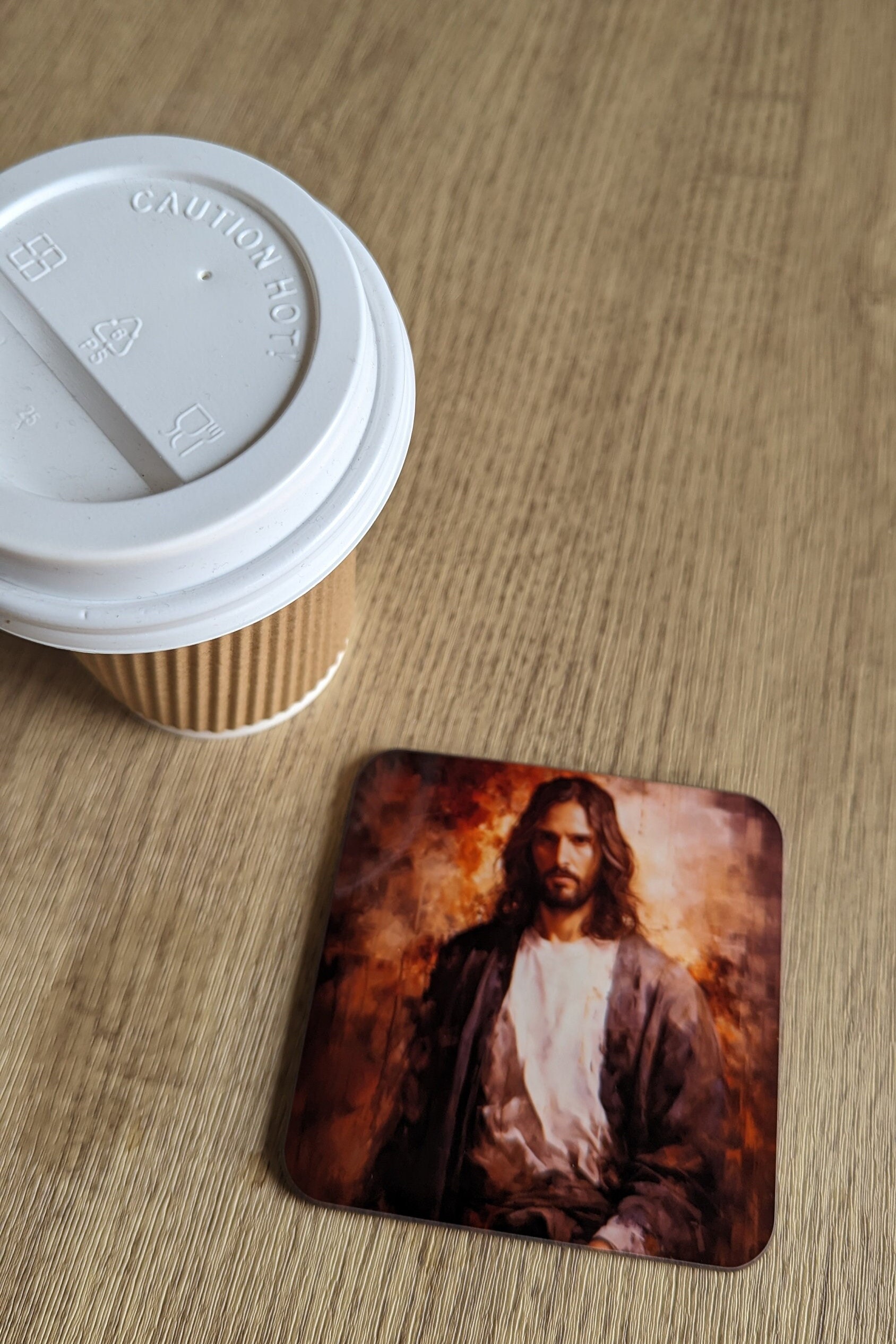 Iconic Jesus Set of 4 Oil Painted Modern Interpretations of Jesus ...