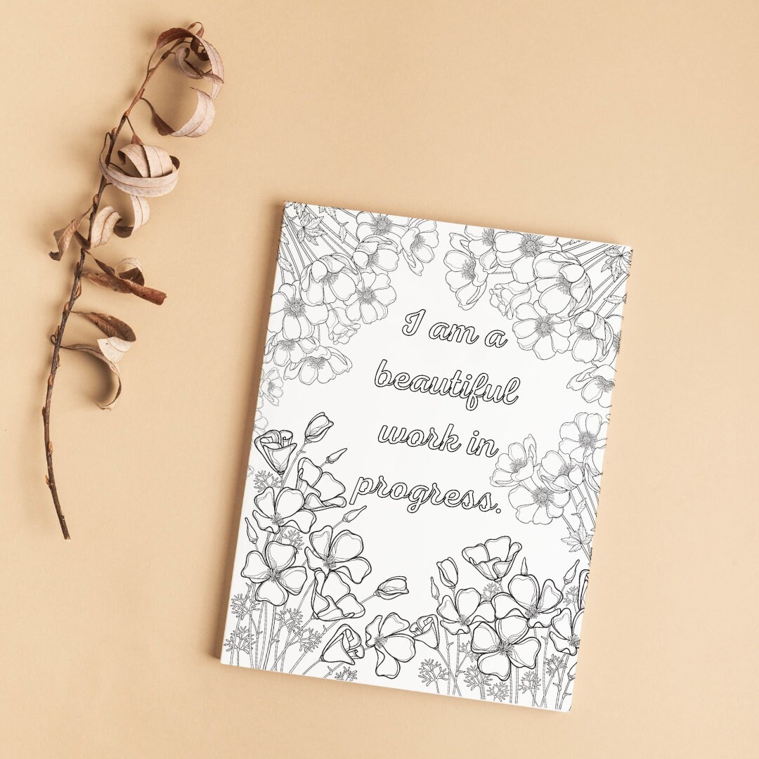 Mindfulness Mantras Coloring Pages | Floral Mandalas | for Adults and ...