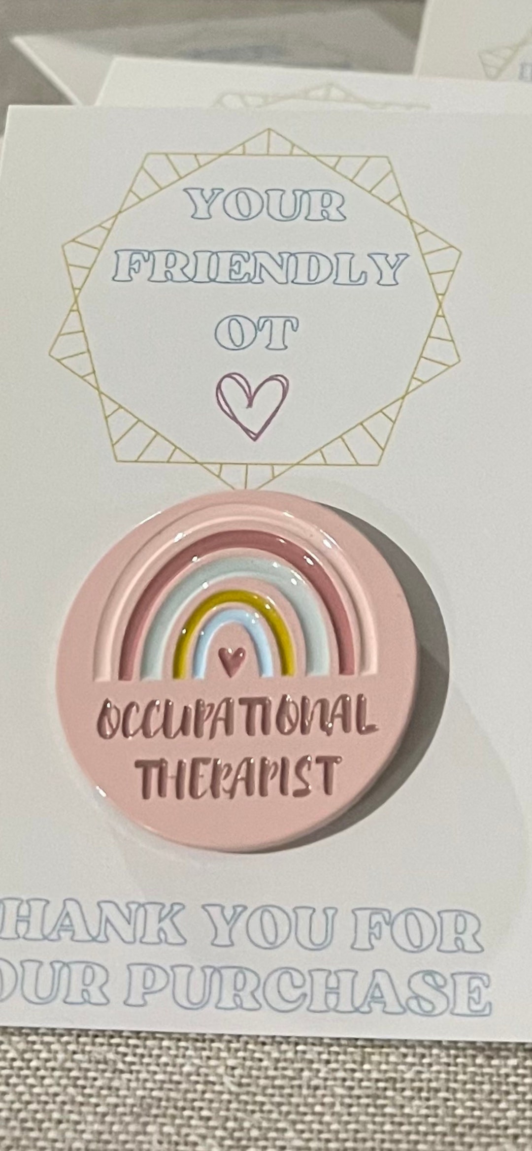 Occupational Therapist Enamel Pin - Etsy