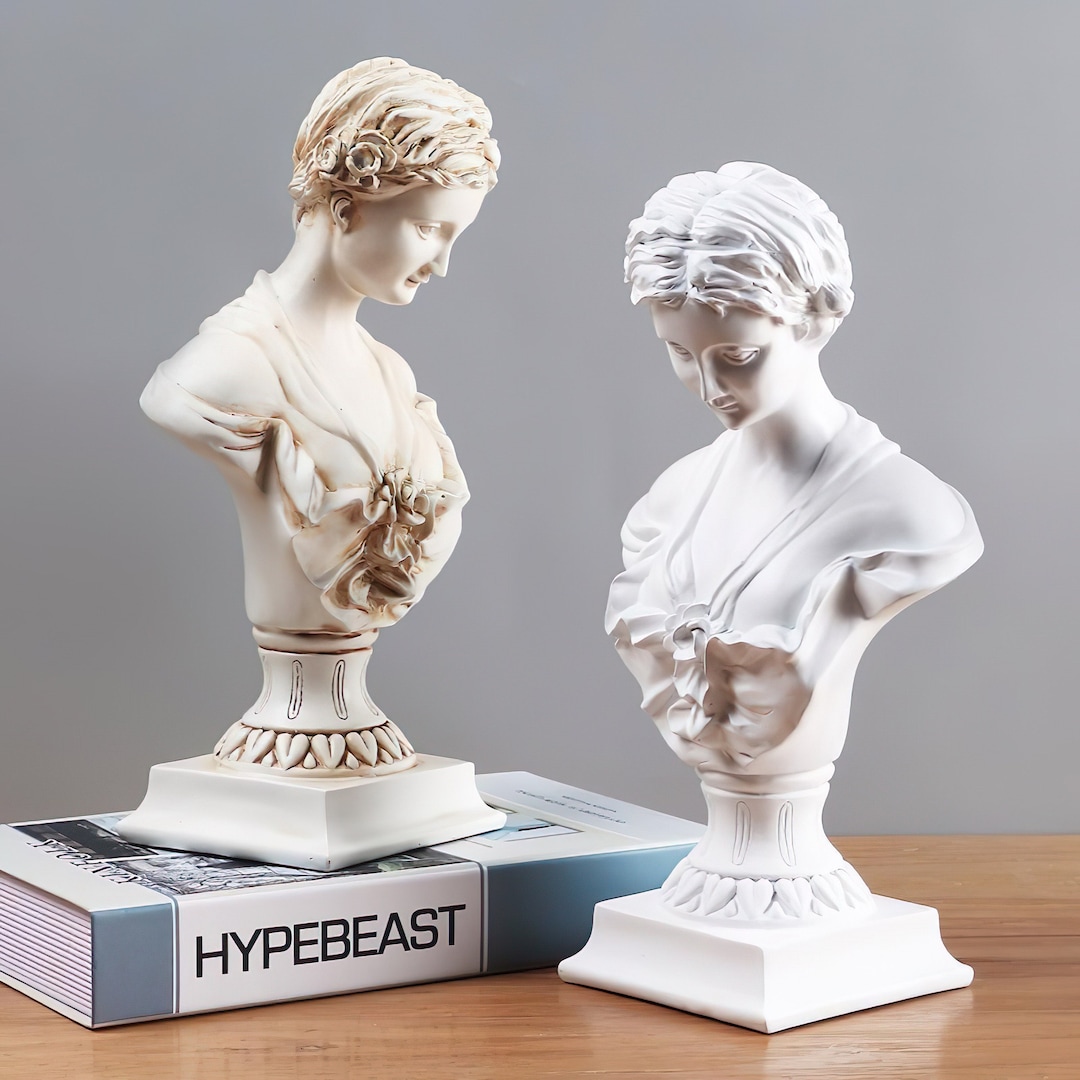 Women Statue Women Head Bust Statue Greek Women Statue - Etsy