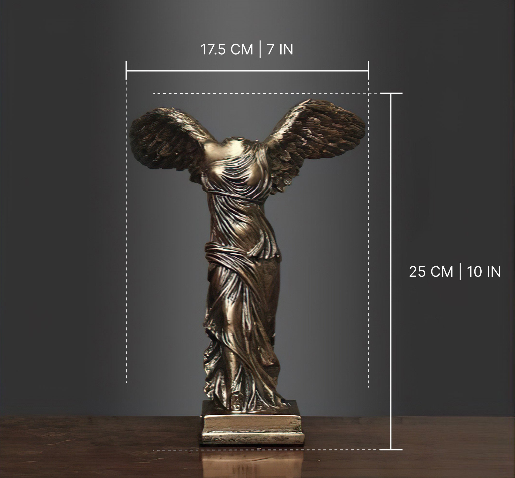 Winged Victory of Samothrace Statue, Greek Goddess Statue, Victory ...