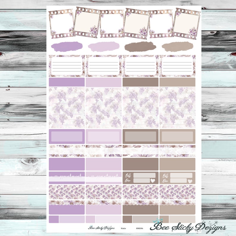Printable July Vertical Monthly Kit, June Kit, Printable Planner ...
