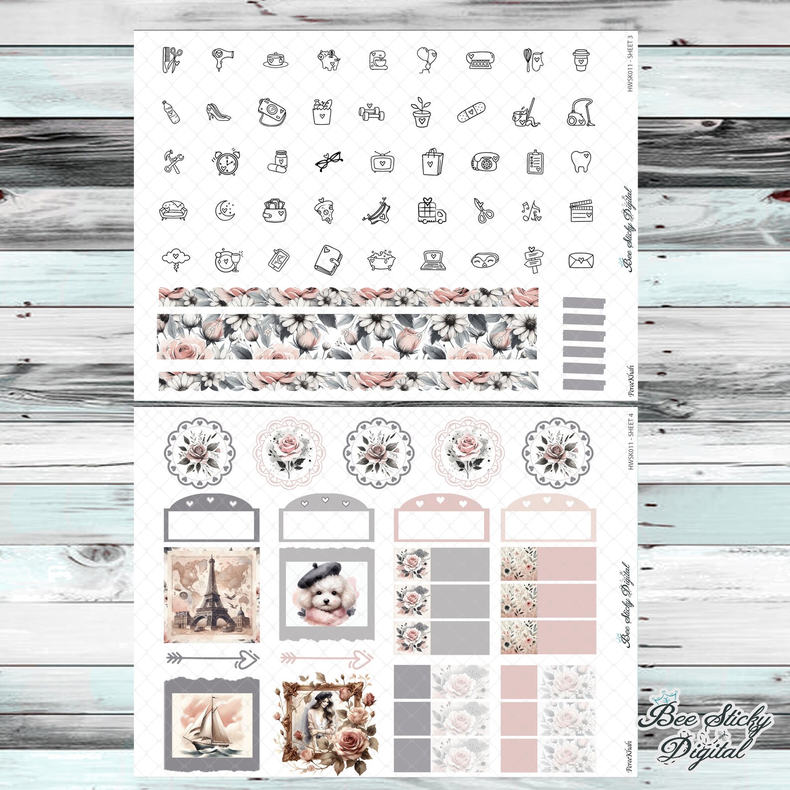 Printable Hobonichi Cousin Weekly Planner Kit Blossoming Spring ...