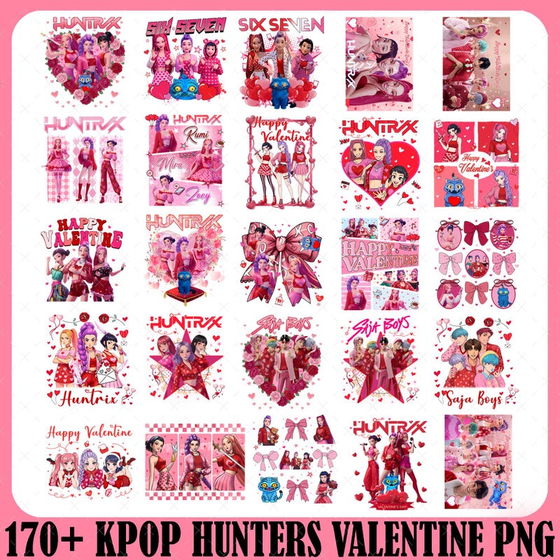 Huntrix Happy Valentines - Etsy