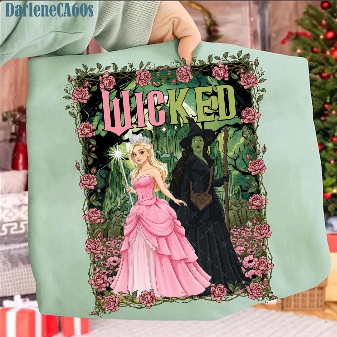 Elphaba and Glinda Png, Wicked Changed for Good Png, Wizard Defying ...