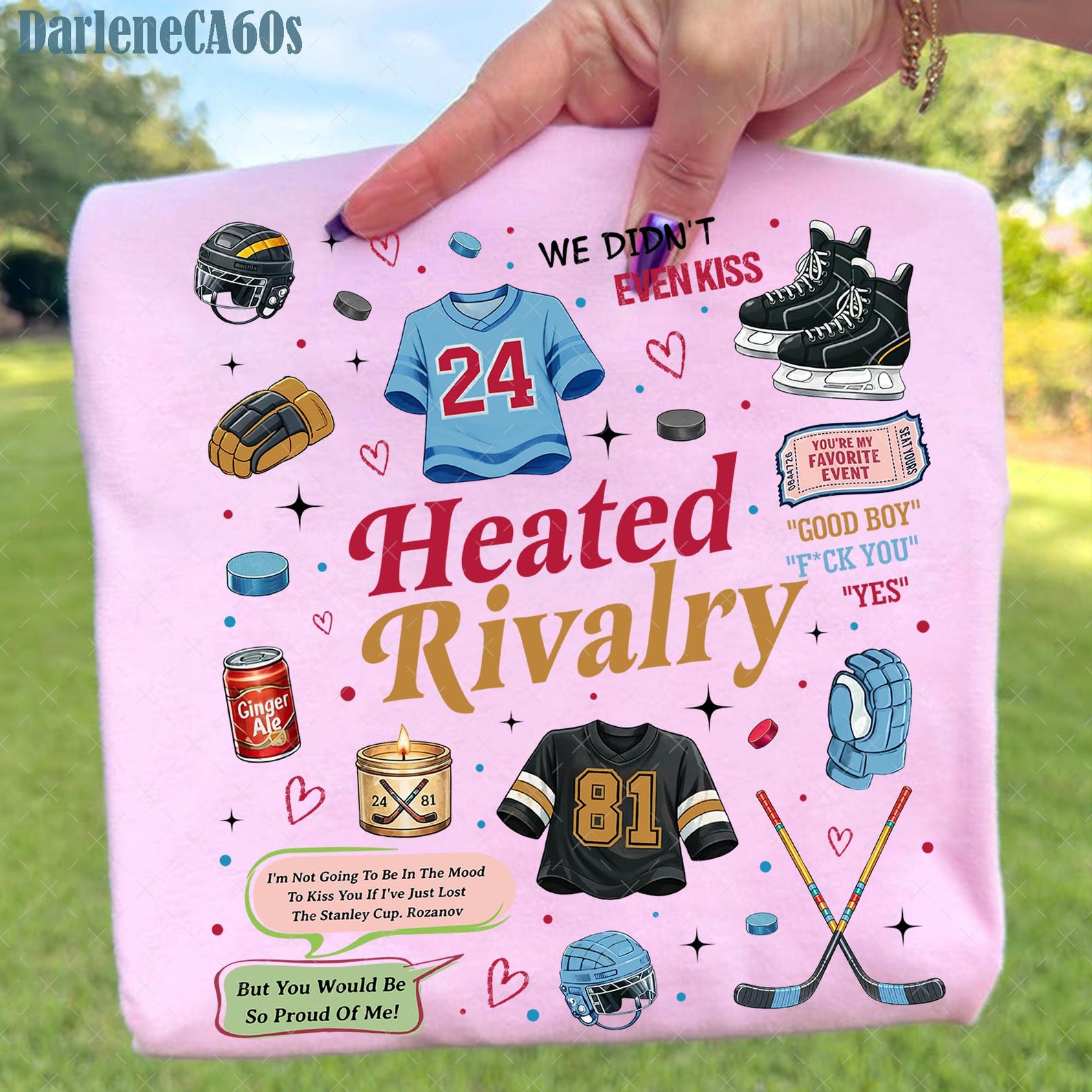 Heated Rivalry PNG Bundle, Shane Hollander 24 Ilya Rozanov 81 Art ...
