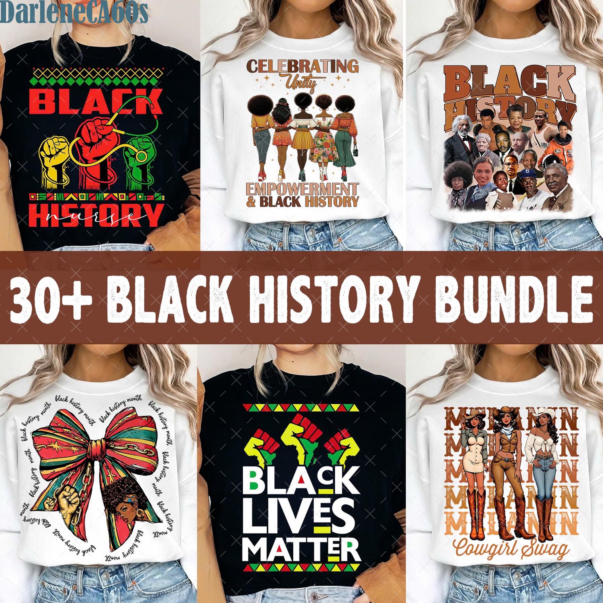 30 Black History Month Png Bundle, Juneteenth Png Bundle, Black People ...