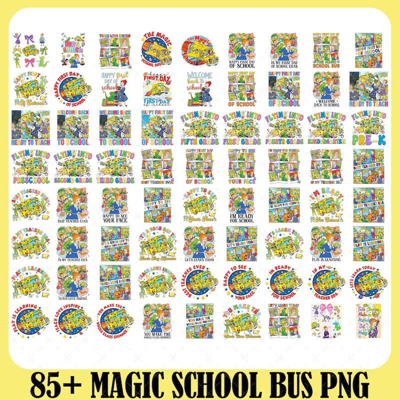 Magic School Bus - Etsy