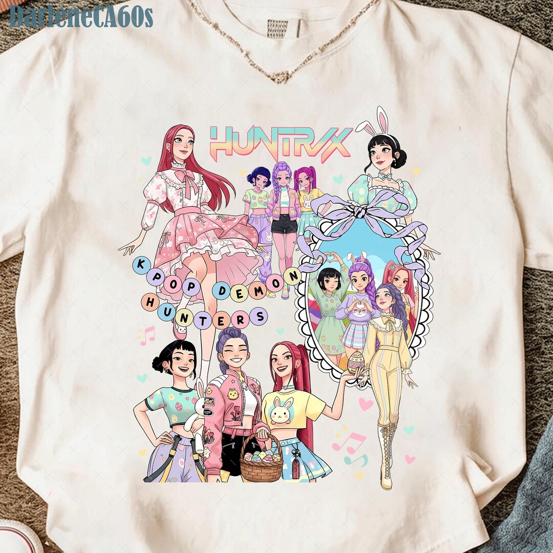 Huntrix Easter Coquette Png, Kpop Demon Hunters Huntrix Png, Kpop ...